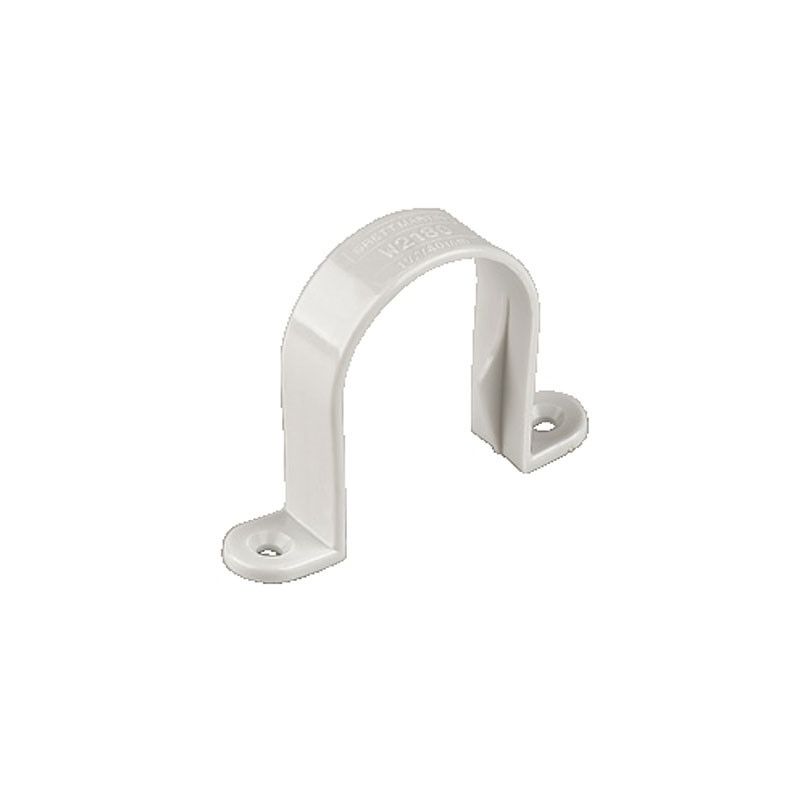 Solvent Weld White 40mm Pipe Clip