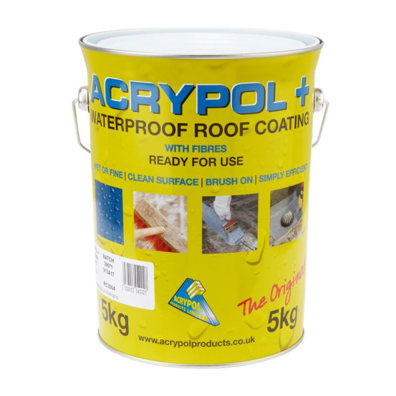 Aquapol+ 5kg Grey Roof Coating