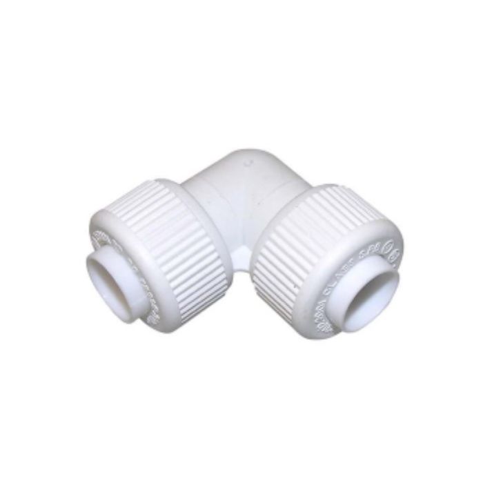 15mm Pushfit Elbow White
