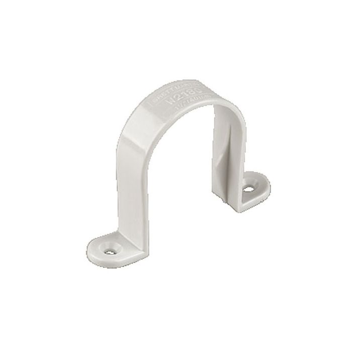 Solvent Weld White 40mm Pipe Clip