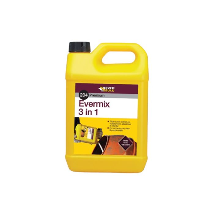 Everbuild 5 Litre 204 Evermix 3 in 1 Waterproofer | Low Price
